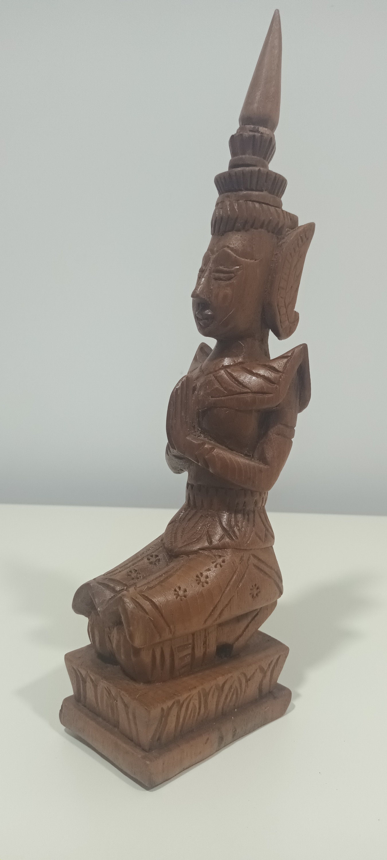 12,4 Inch Wooden Lord Rama Statue of Ayodhya Temple Fine Carving - Etsy