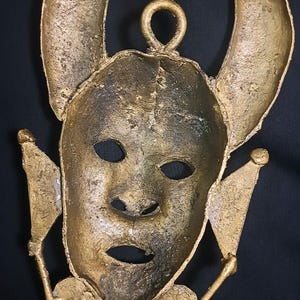 9,05 Inch Vintage African Tribal Mask Decorative Tribal African Face ...