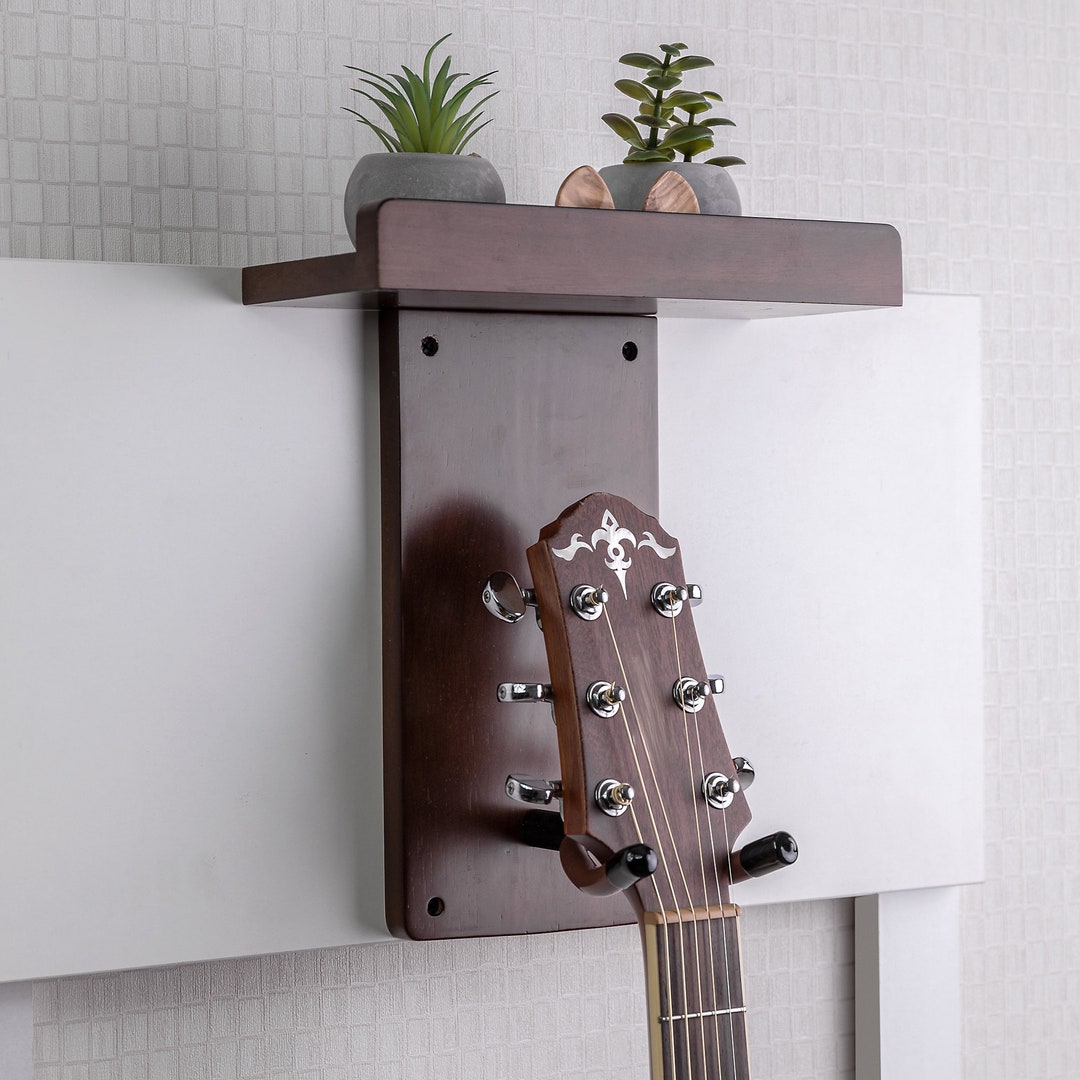 Guitar Hanger Guitar Holder Guitar Wall Hanger Wooden - Etsy