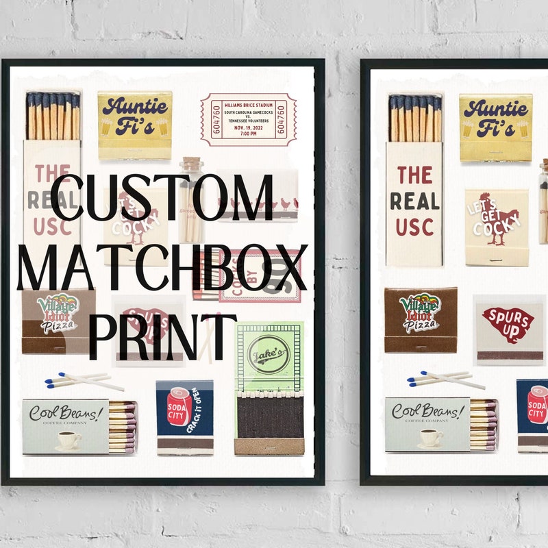 Custom Matchbooks - Etsy