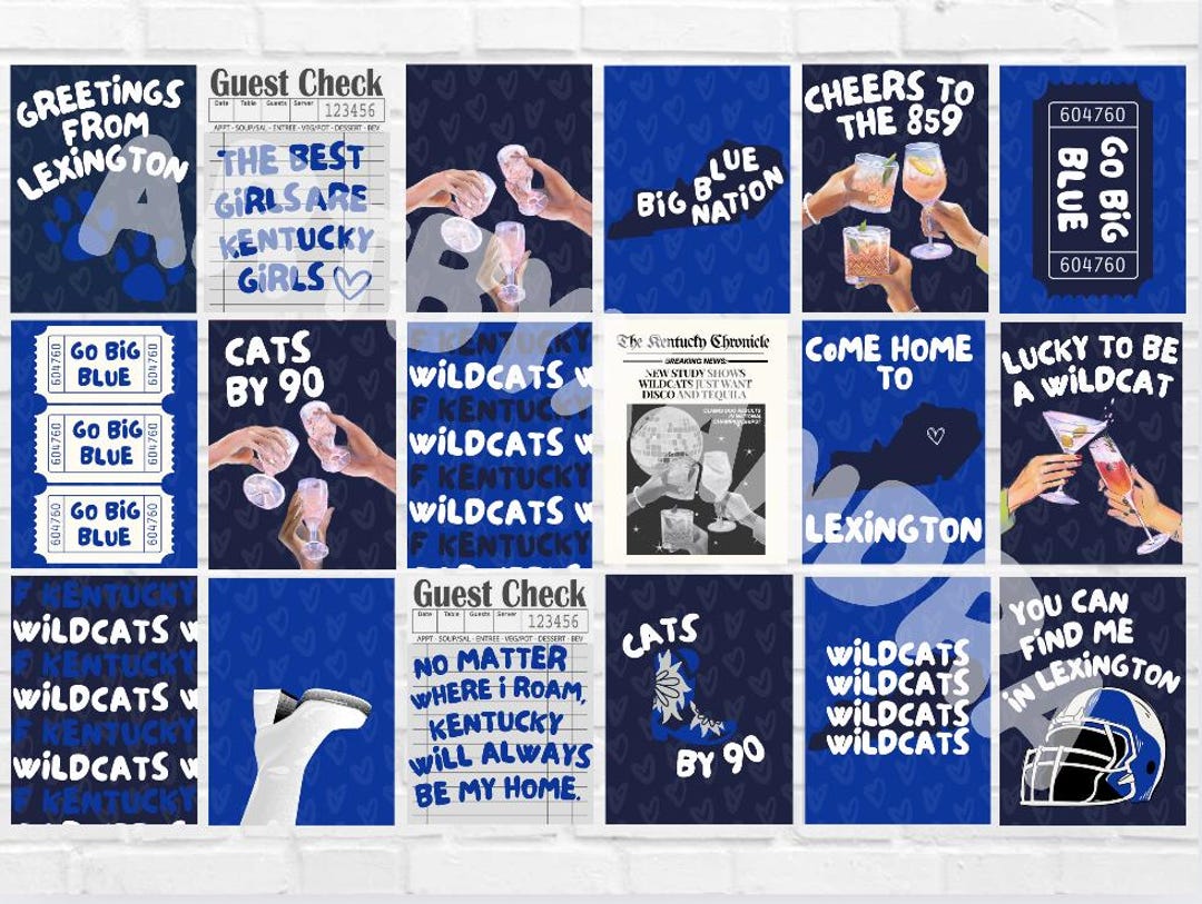 33 University of Kentucky Wall Art Wildcat Posters Lexington Ky Prints ...