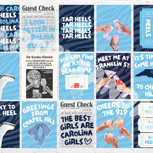 Unc Poster - Etsy