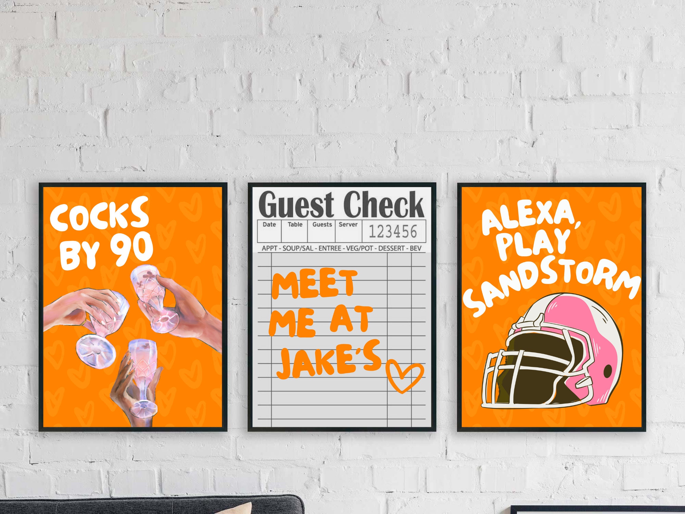 20 University of South Carolina Orange Pink Usc Wall Art Gamecock ...