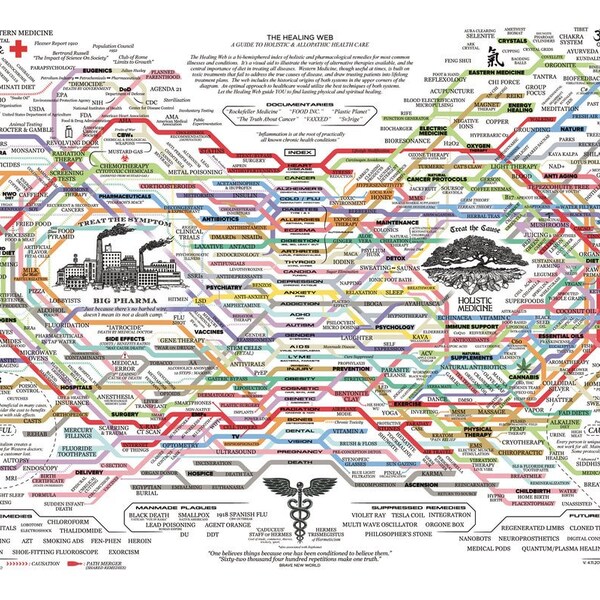 The Healing Web Poster - Etsy