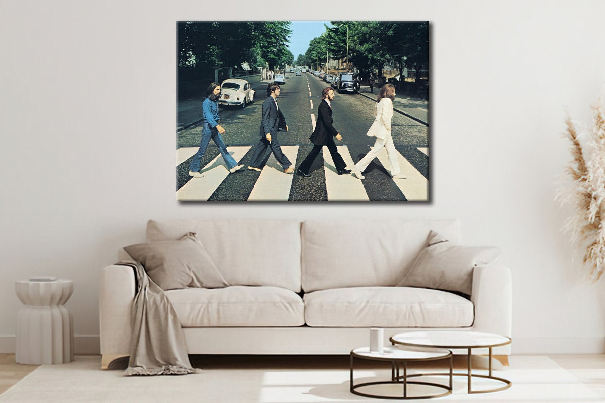 The Beatles Wall Art, the Beatles Canvas Art, the Beatles Home Decor, the Beatles Wall Art Gift ...
