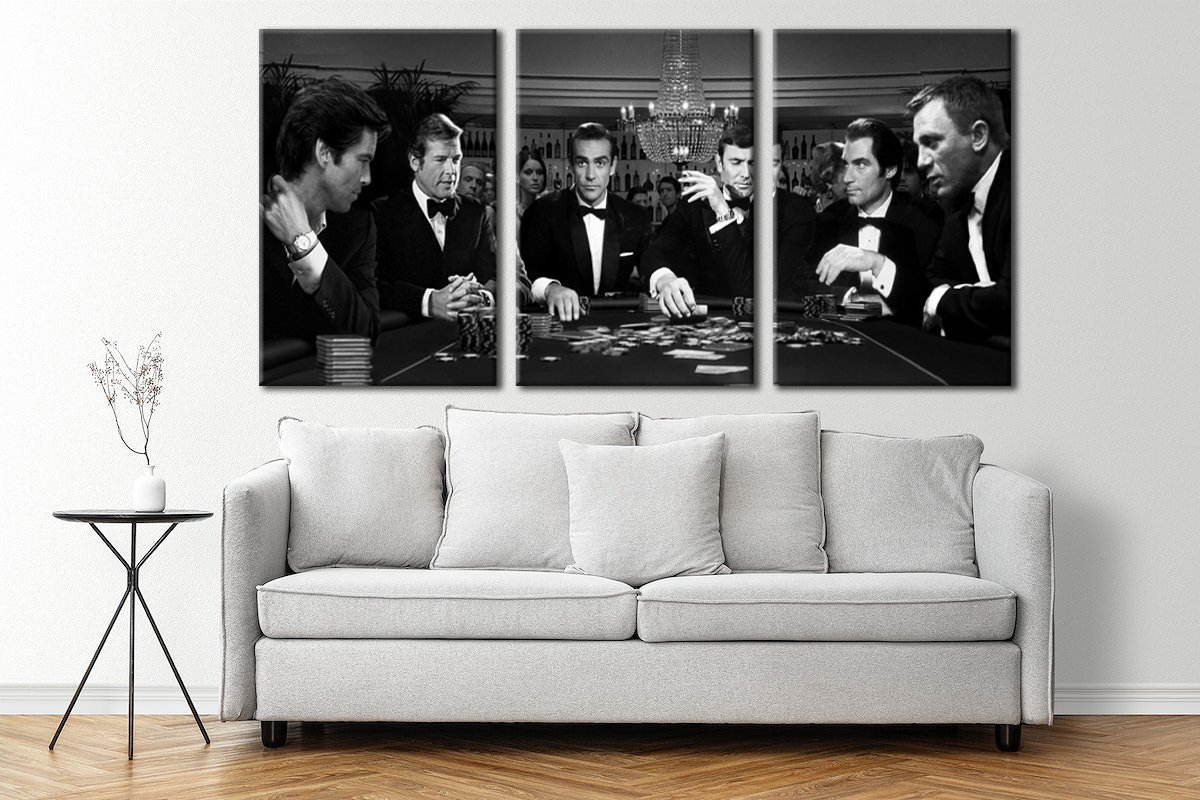 All Bonds Wall Art, All Bonds Canvas Art, All James Bonds Home Decor ...