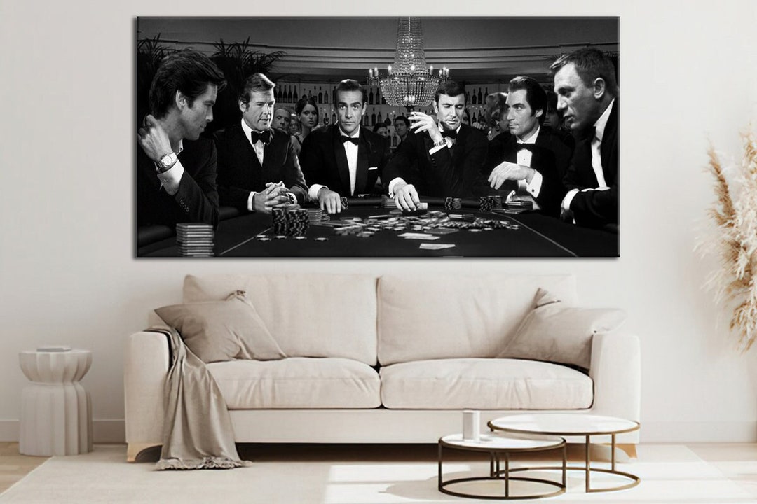 All Bonds Wall Art, All Bonds Canvas Art, All James Bonds Home Decor ...
