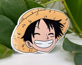 Straw Hat Luffy Sticker - Etsy