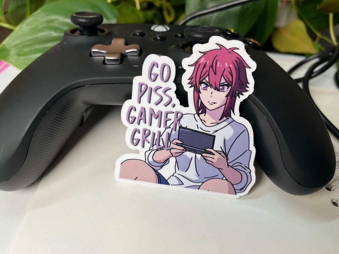 Go Piss, Gamer Grill Tomo-chan Sticker - Tomo-chan is A Girl! Anime - Etsy