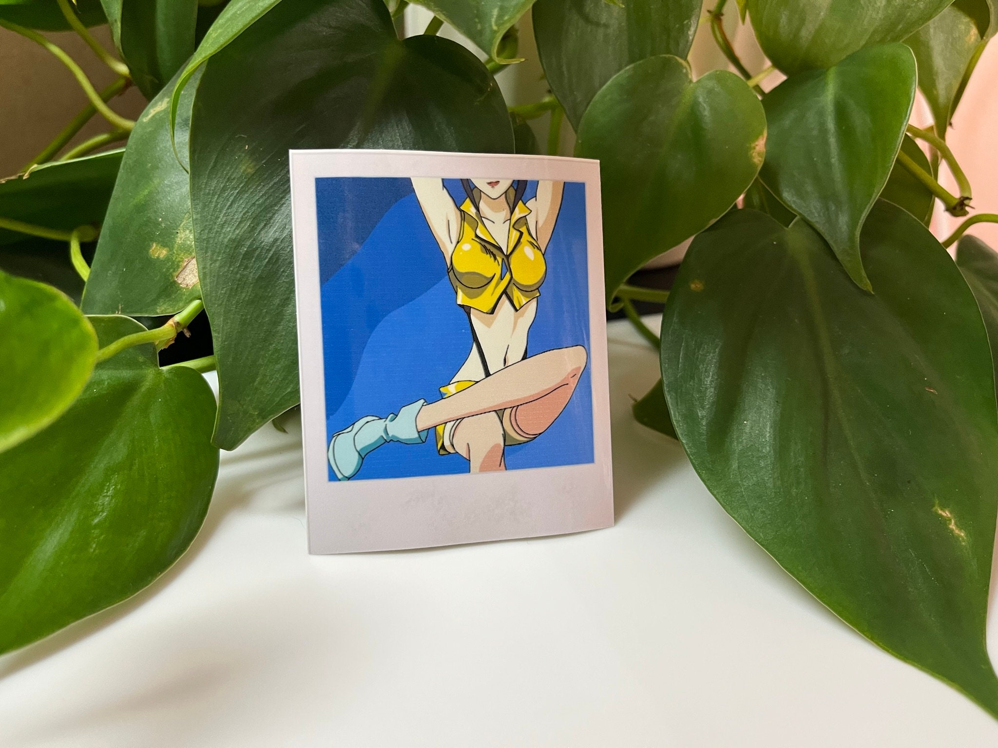 Faye Valentine Polaroid Sticker Cowboy Bebop Anime - Etsy