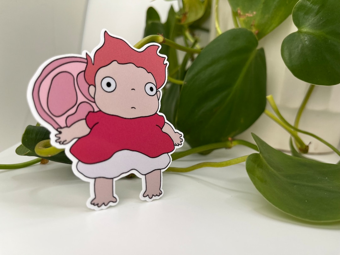 Ponyo Sticker Ponyo and Ham Sticker Ponyo Anime Studio Ghibli Anime - Etsy