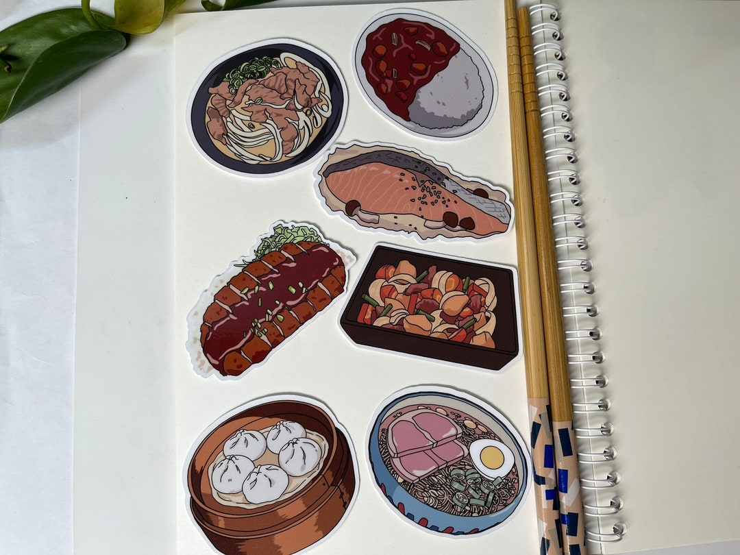 Anime Dinner Food 7 Pack | Udon, Curry, Salon, Katsu, Dumplings, Ramen ...