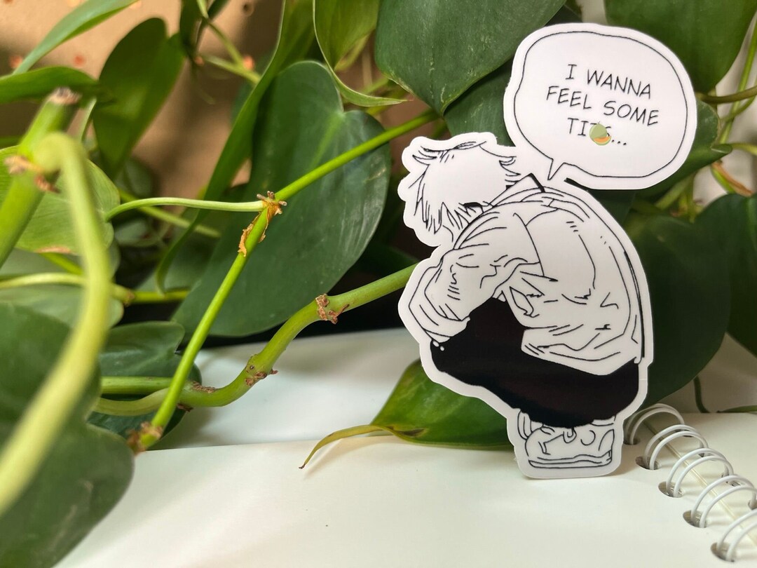 Denji Sticker - Chainsaw Man Manga - I Wanna See Some - Etsy