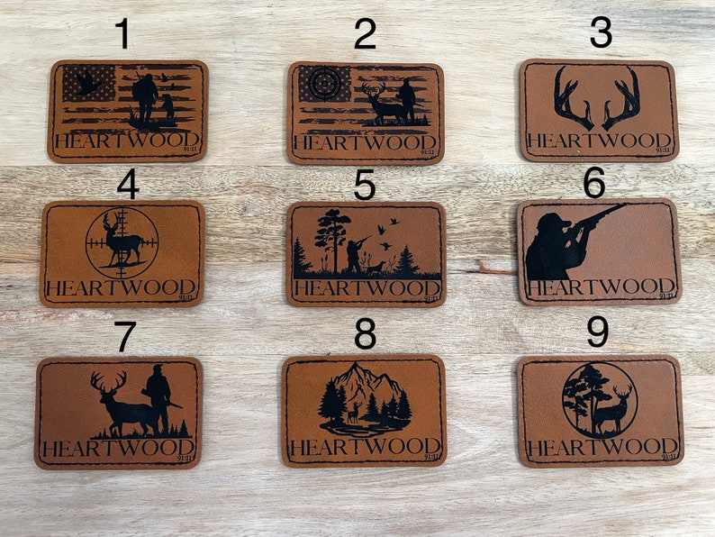 Custom Hunting Leather Patch Richardson 112 Trucker Hat, Gift for Your ...