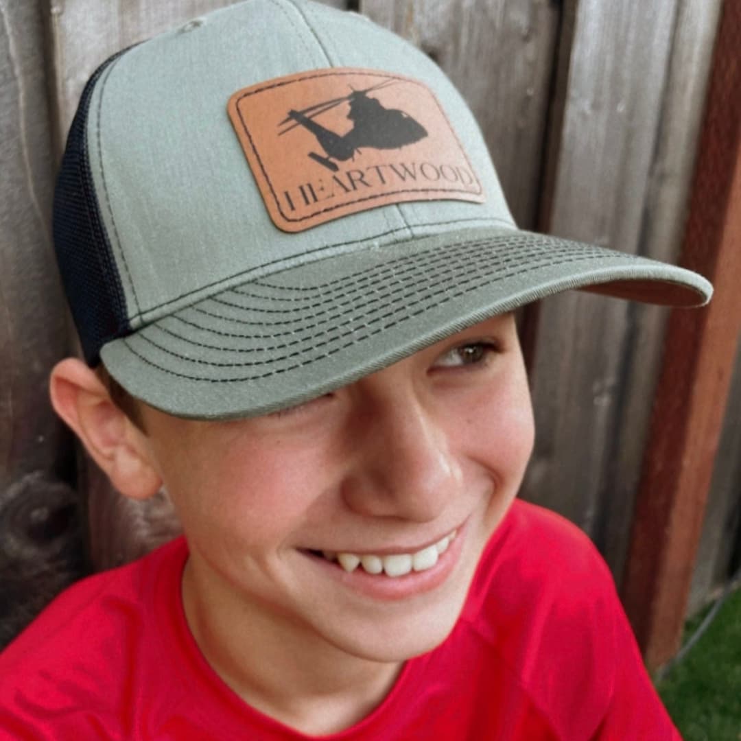 Custom Military Leather Patch, Richardson 112 Truck Cap, Men's & Boys ...