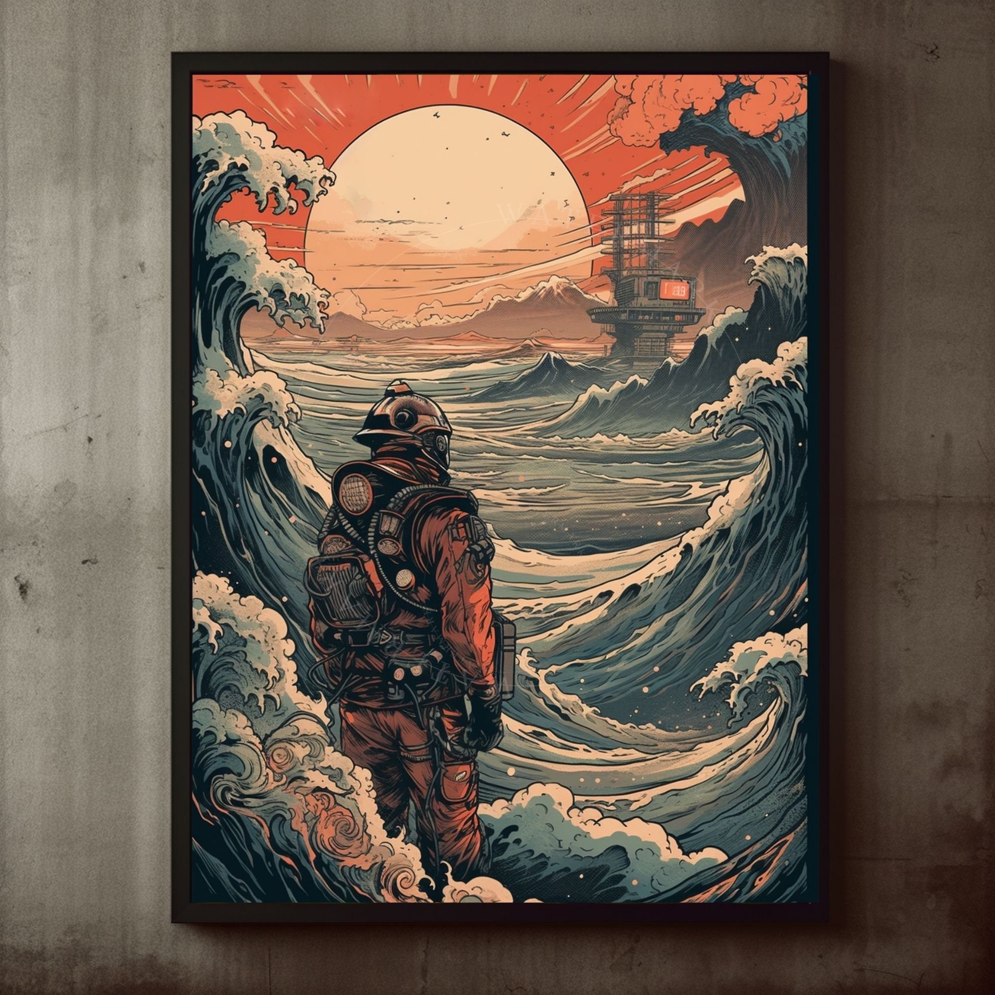 Retro Futuristic Space Suit