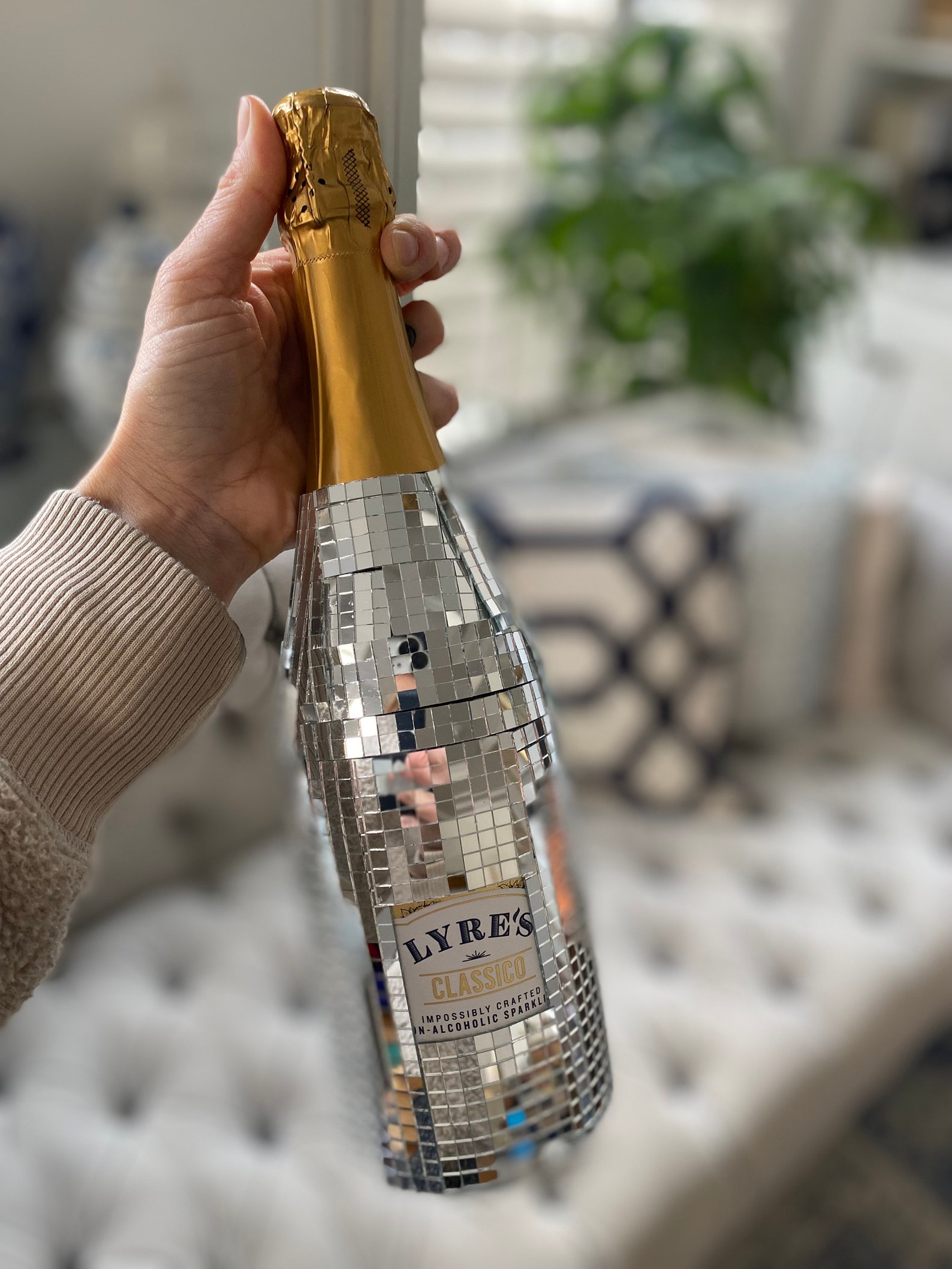 Custom Disco Bottle Non Alcoholic Bachlorette Party Disco Wine Bottle ...