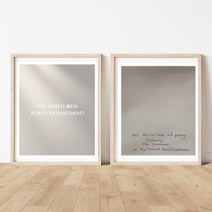 Tortured Poets Department Lyric Poster TS11 Digital Print All Fair Love ...
