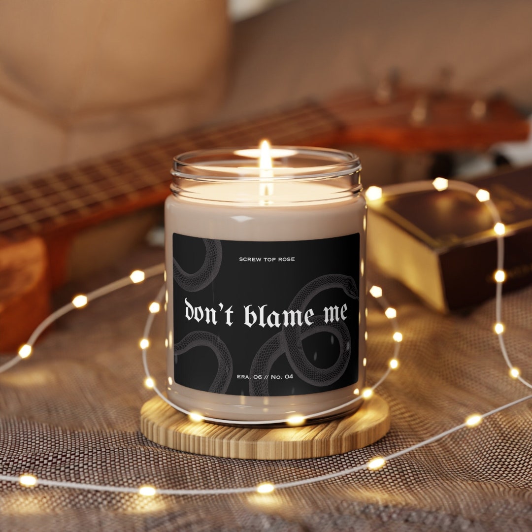 Reputation Candle Swift Rep Snake Taylor Lyrics Reputation Version Gift ...