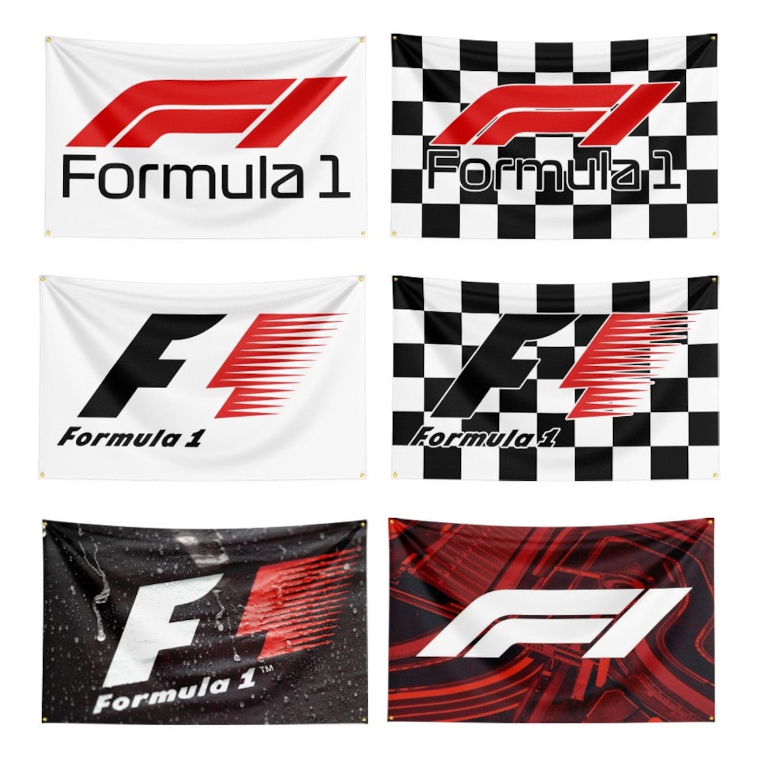 Formula One Flag F1 Car Racing Banner 3x5ft - Etsy