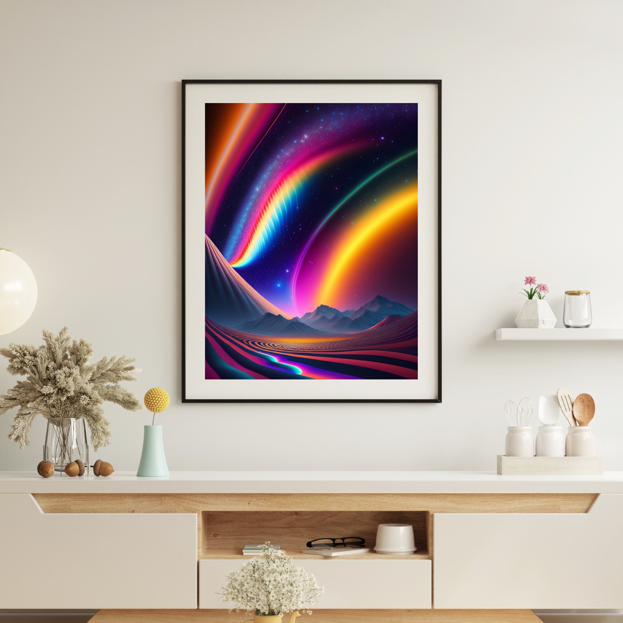 Psychedelic Space - Digital Download - Ai Generated Art - Etsy