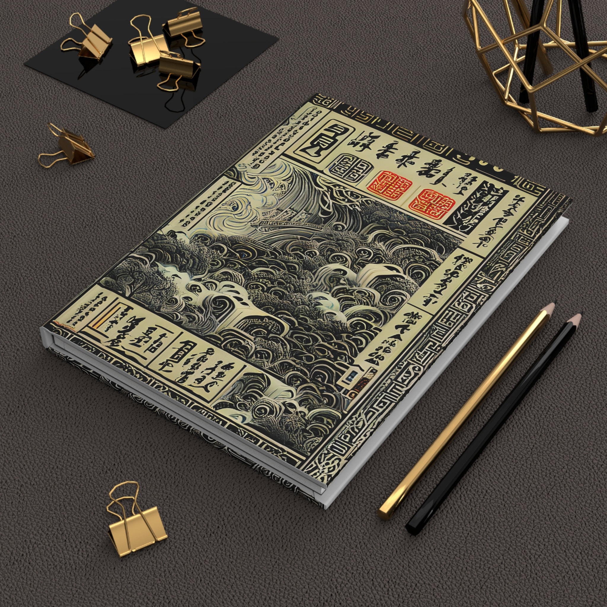 Chinese Mythology Inspired Hardcover Notebook Journal Matte - Etsy