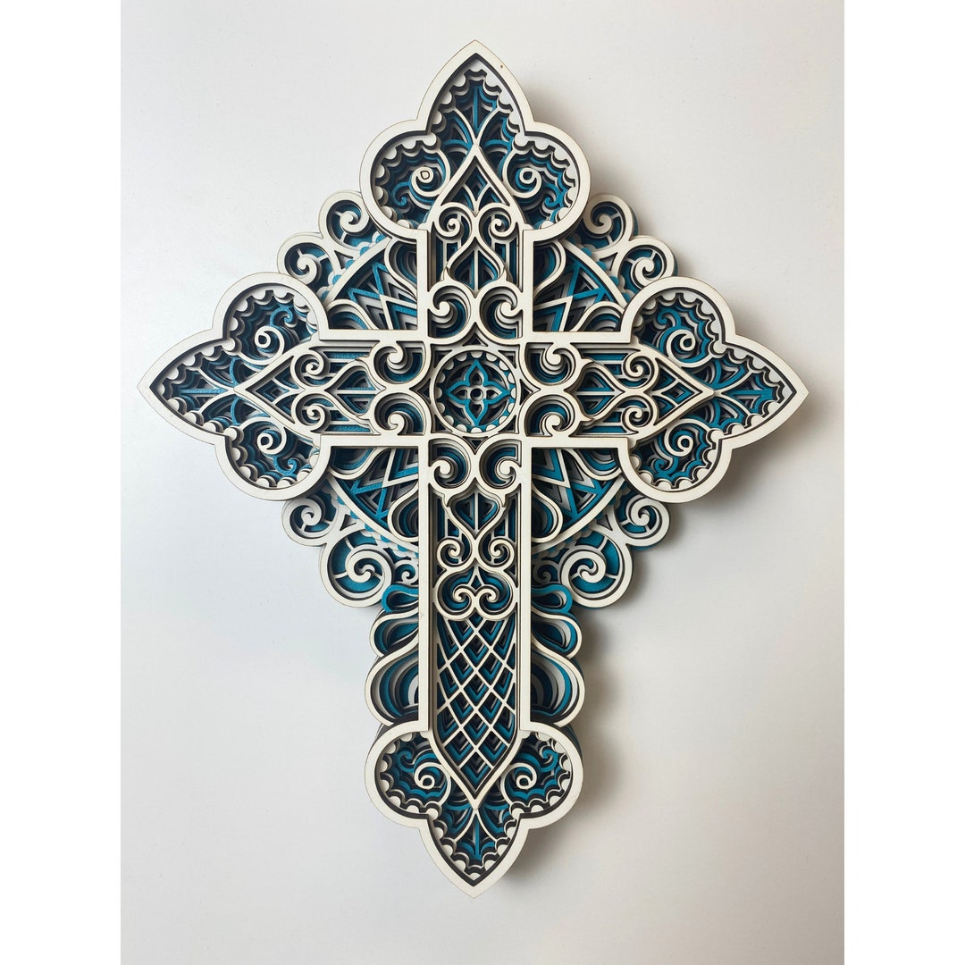 Multi-layer Christian Cross. Great Confirmation Gift Baptism - Etsy