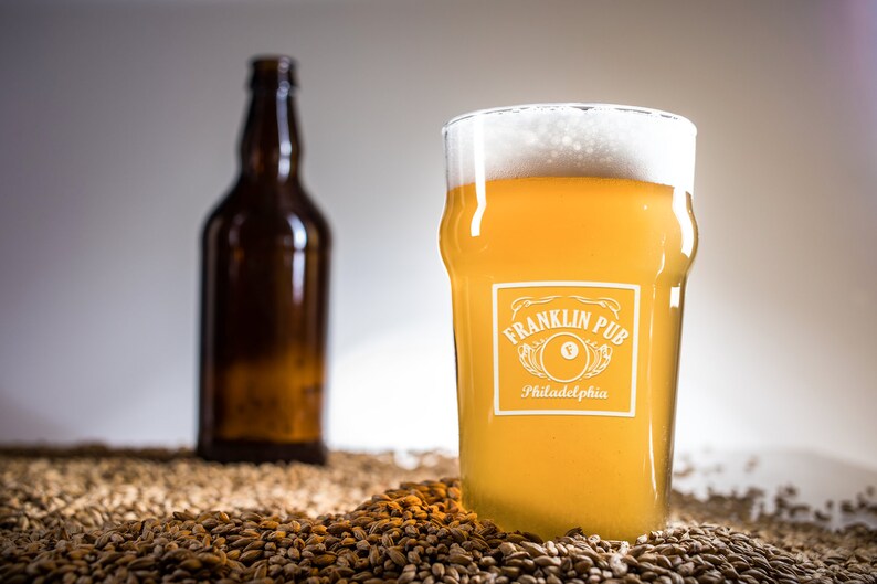 Custom Logo Nucleated Beer Glasses, Corporate Gifts With Logo, Your ...