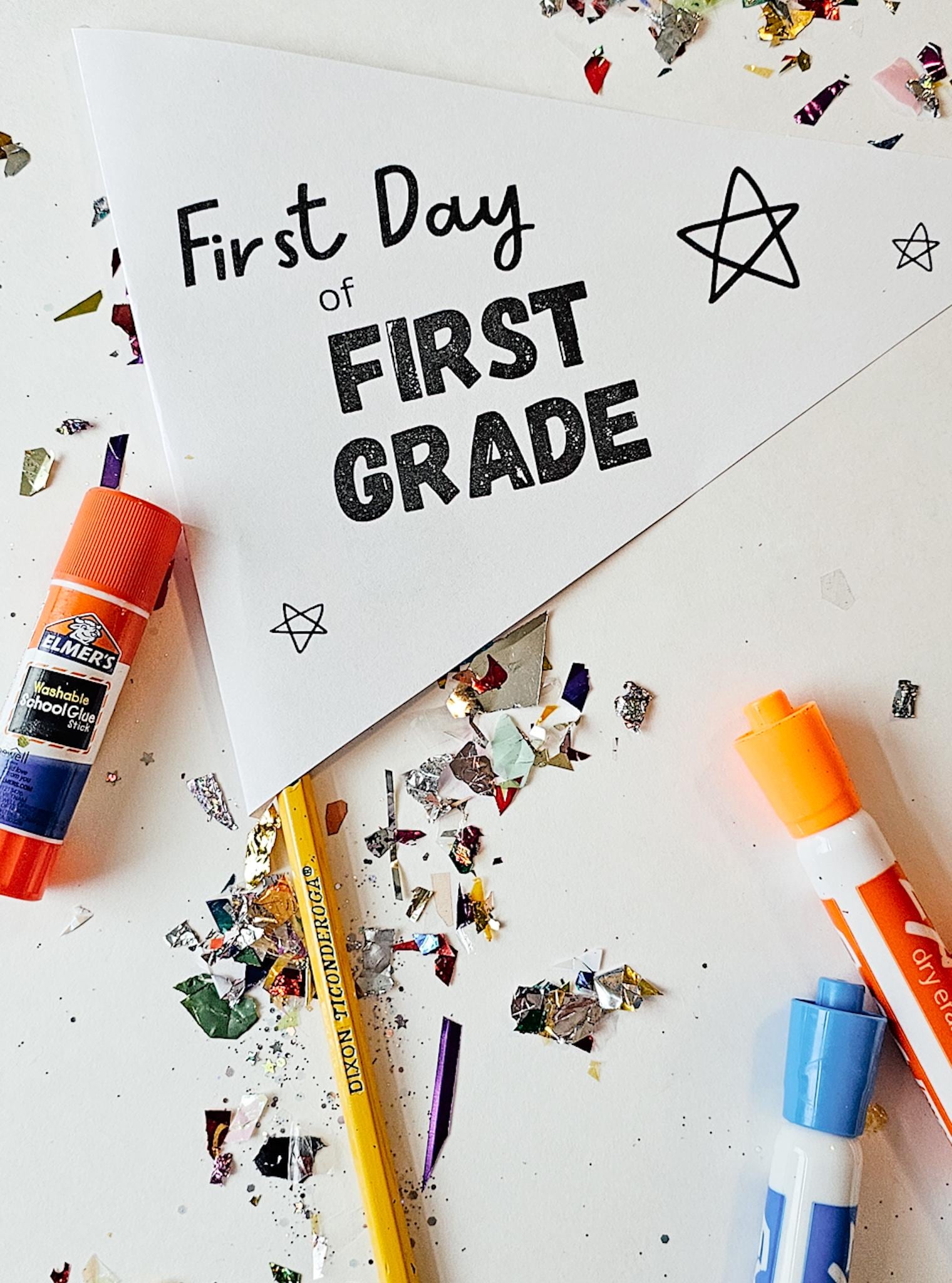 First Day of 1st Grade, 1st Grade Photo Prop for the First Day of ...