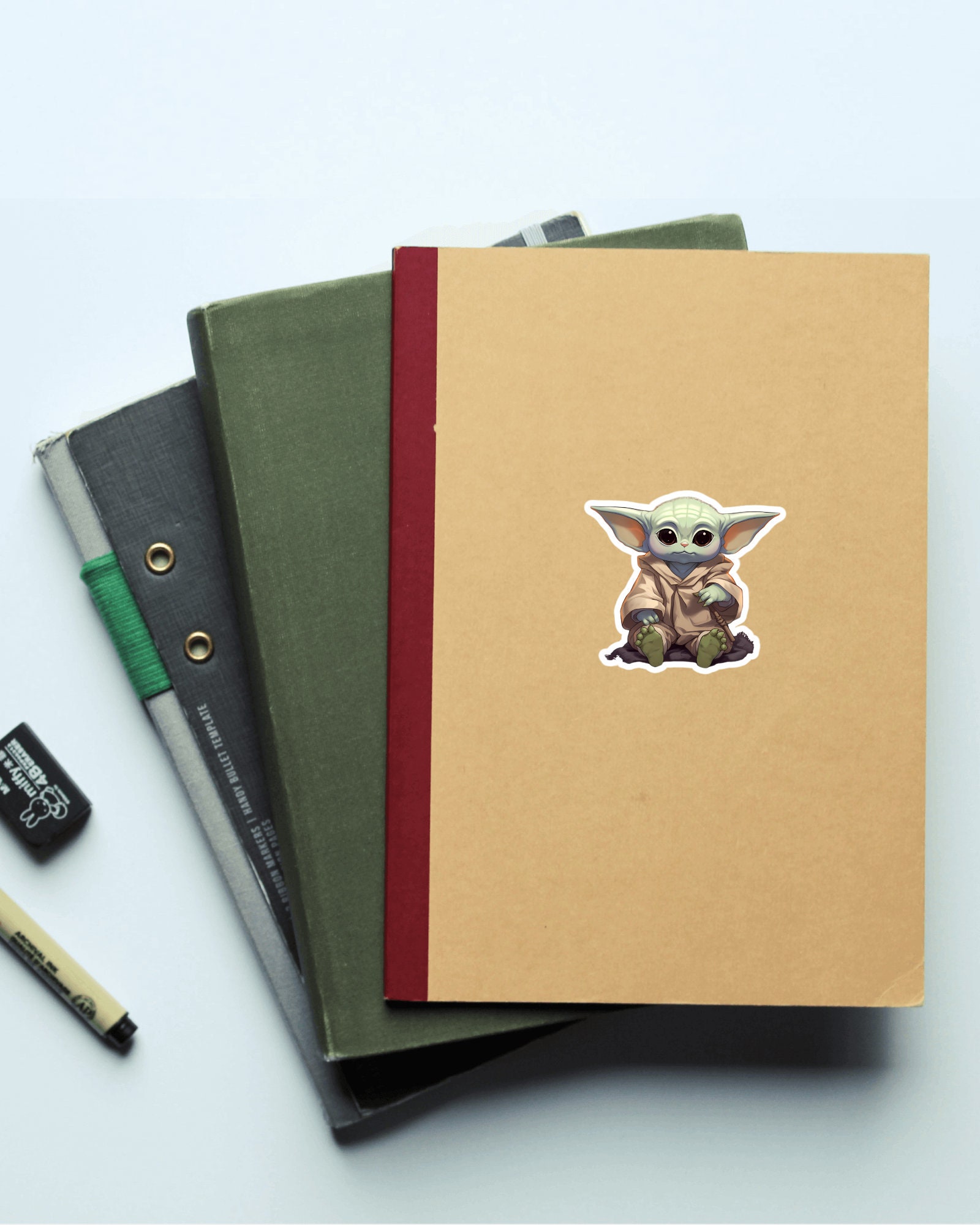 Grogu Sitting Sticker - Etsy