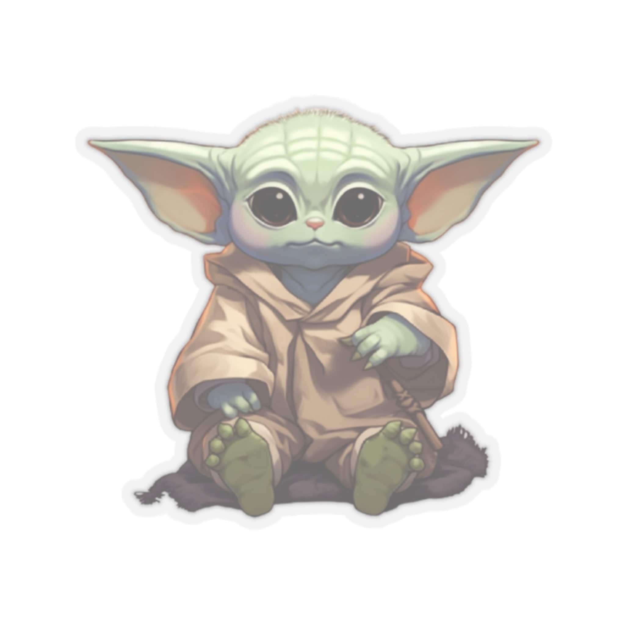 Grogu Sitting Sticker - Etsy