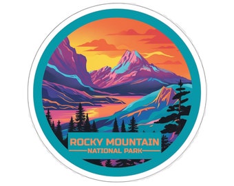 Rocky Mountain National Park Sticker Car Bumper Decal - Etsy