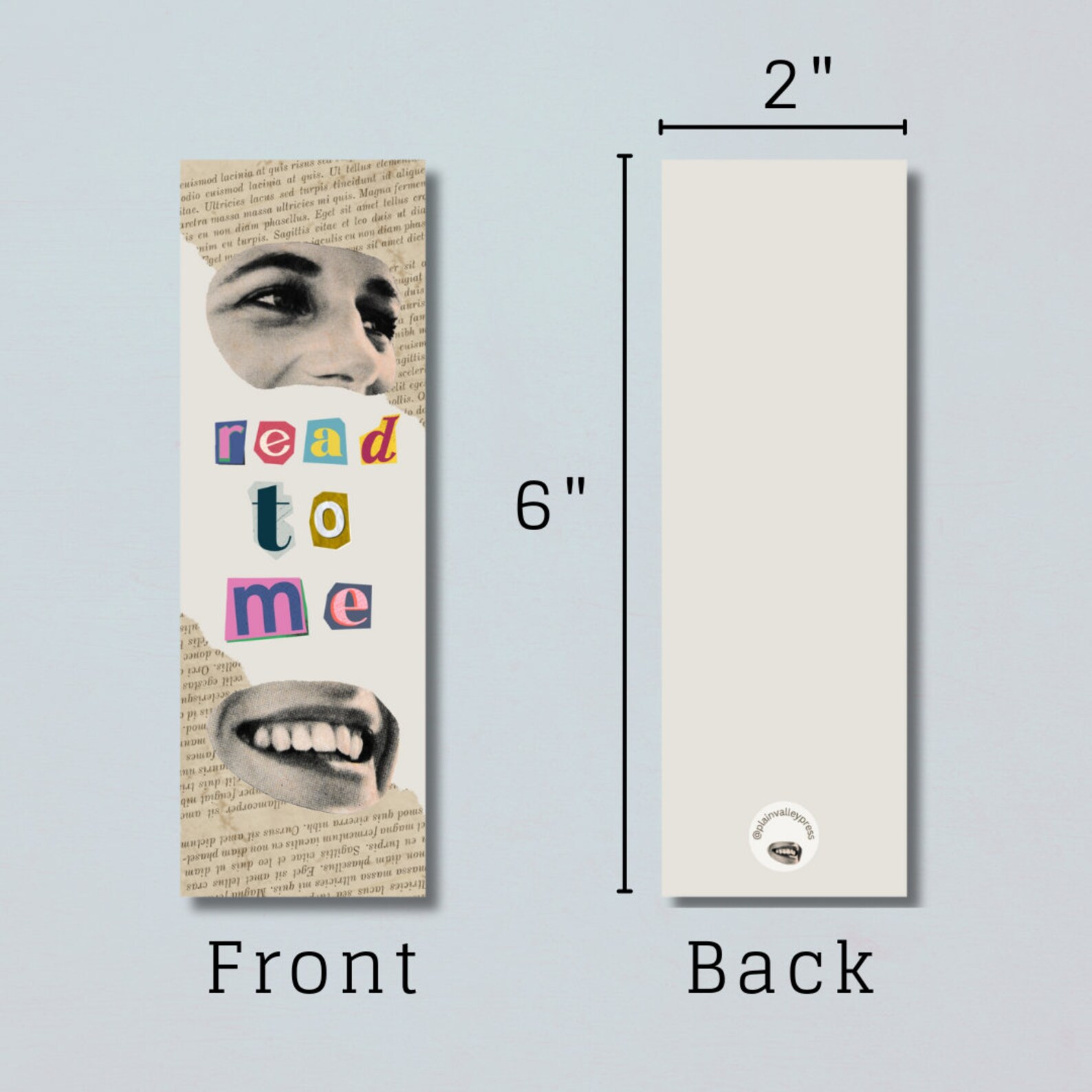 Read to Me Zine Bookmark - Bookish Accessory - Etsy