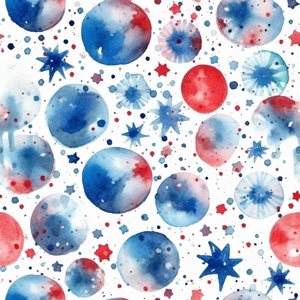 FORTH OF JULY (tile Pattern) Digital Download - Etsy