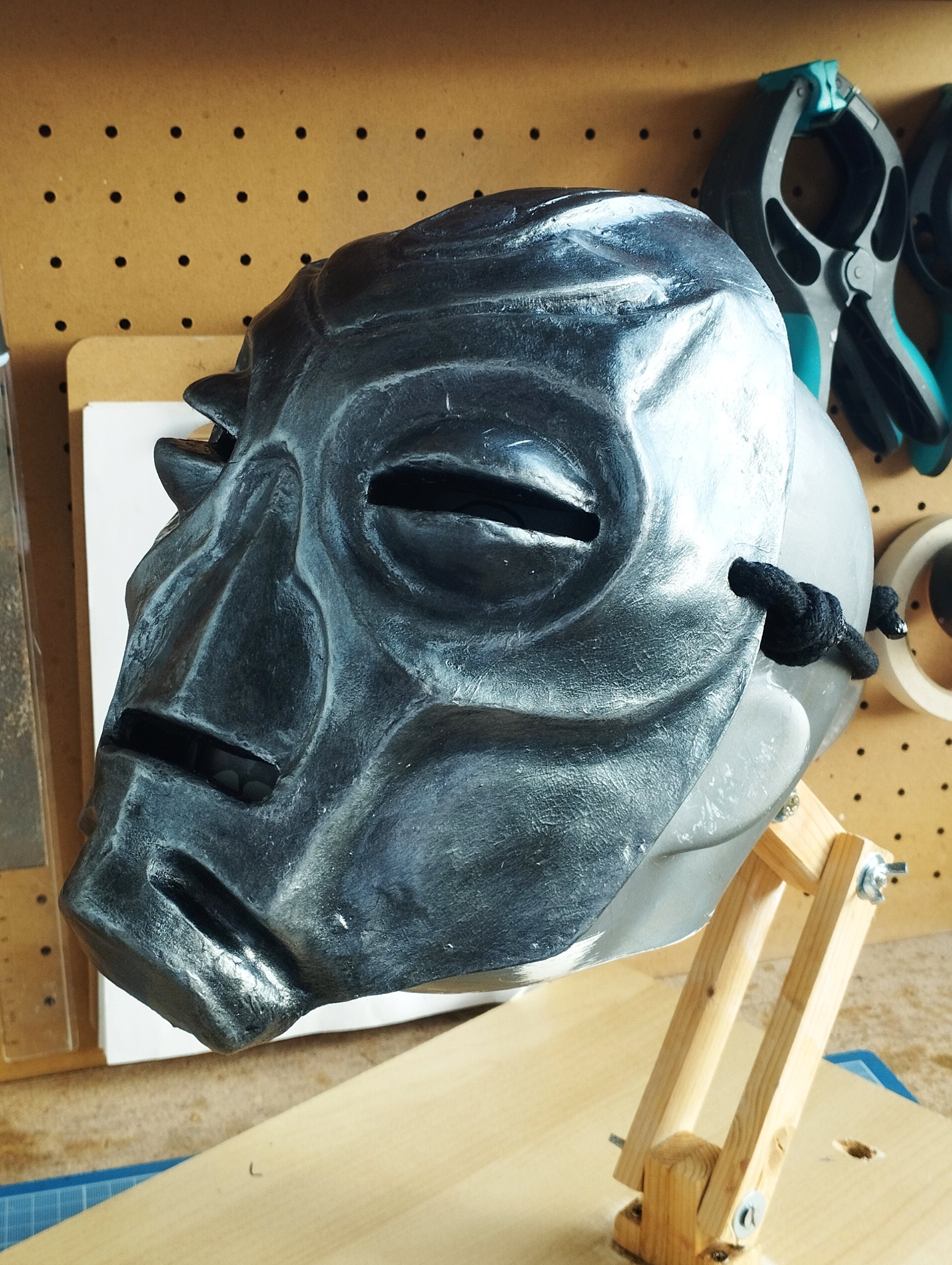 Skyrim Morokei Dragon Priest Paper Mache Mask - Etsy