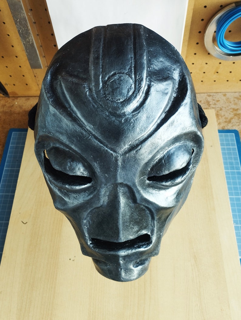 Skyrim Morokei Dragon Priest Paper Mache Mask - Etsy