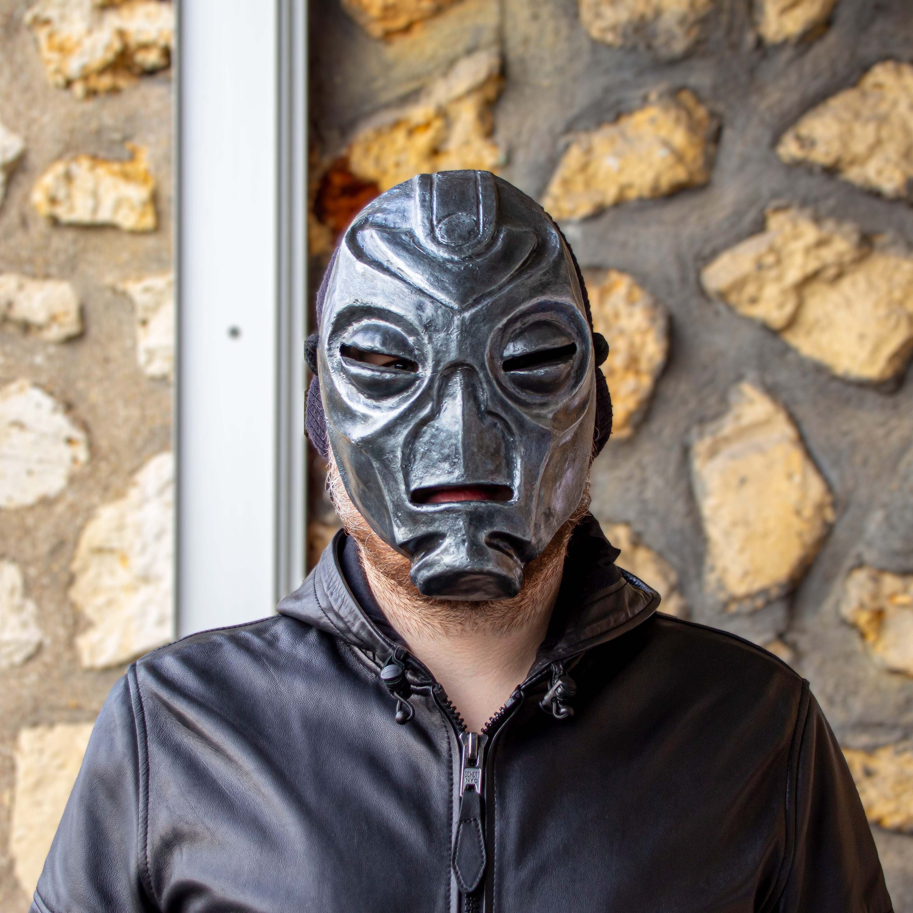 Skyrim Morokei Dragon Priest Paper Mache Mask - Etsy