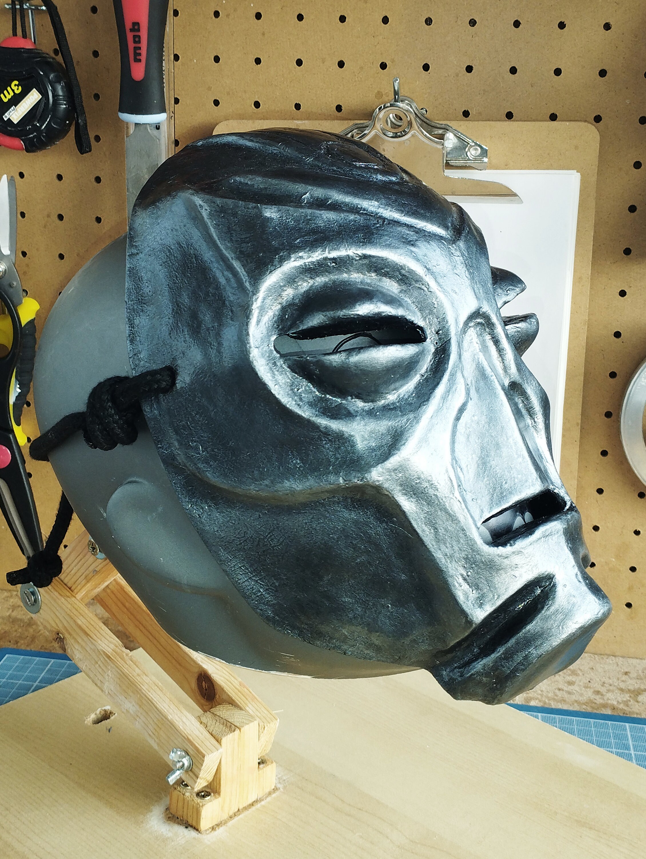 Skyrim Morokei Dragon Priest Paper Mache Mask - Etsy