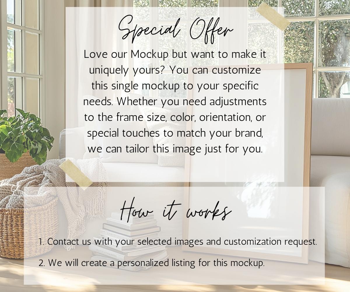 DIN A Vertical Frame Mockup for Photoshop, ISO Frame Mockup PSD ...