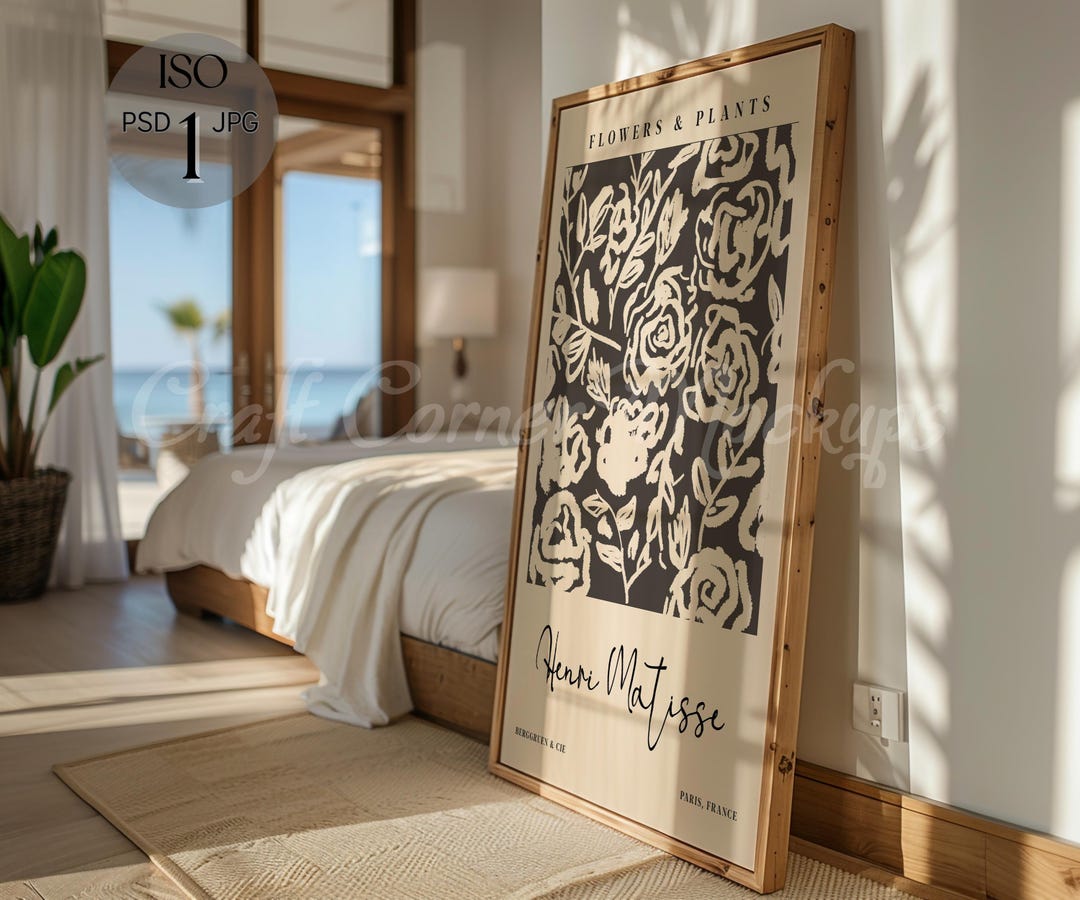 Beach House Frame Mockup | Beach House Mockup Summer| Coastal Shadow ...