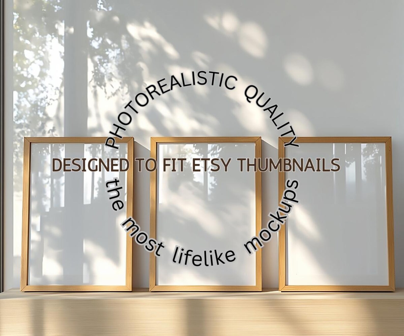 3 Frames Mockup, Gallery Wall Frame Mockup, Set of Three Frames Mockup ...