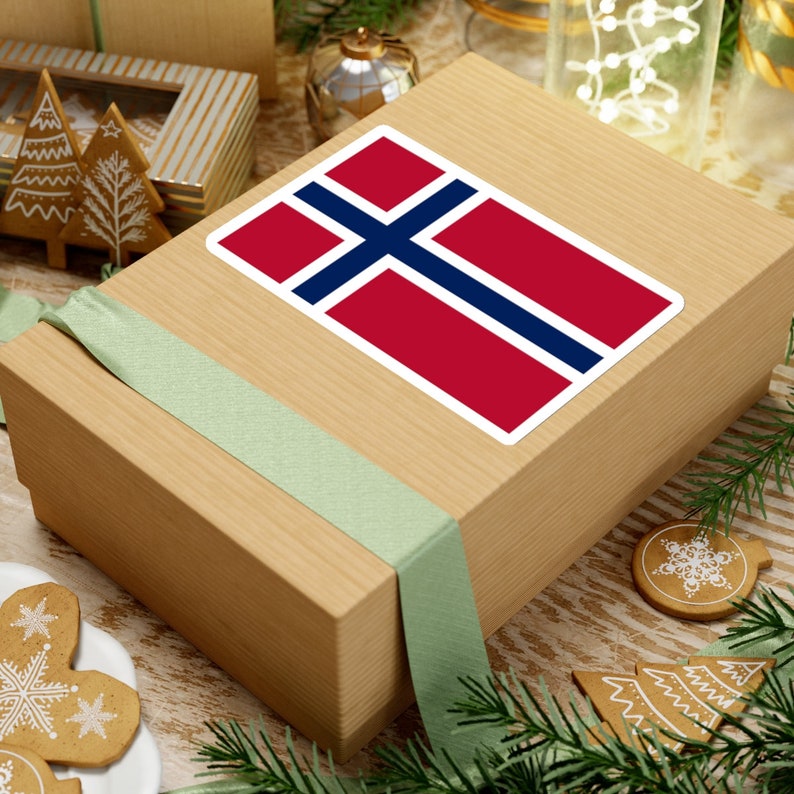 Norwegian Flag Sticker Norwegian Flag Decal Norwegian Art Norwegian ...