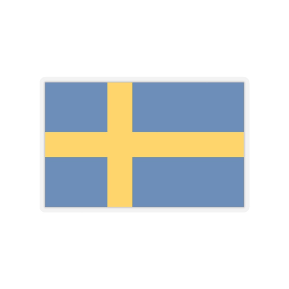 Swedish Flag Sticker Sweden Flag Decal Swedish Art Swedish Gift ...