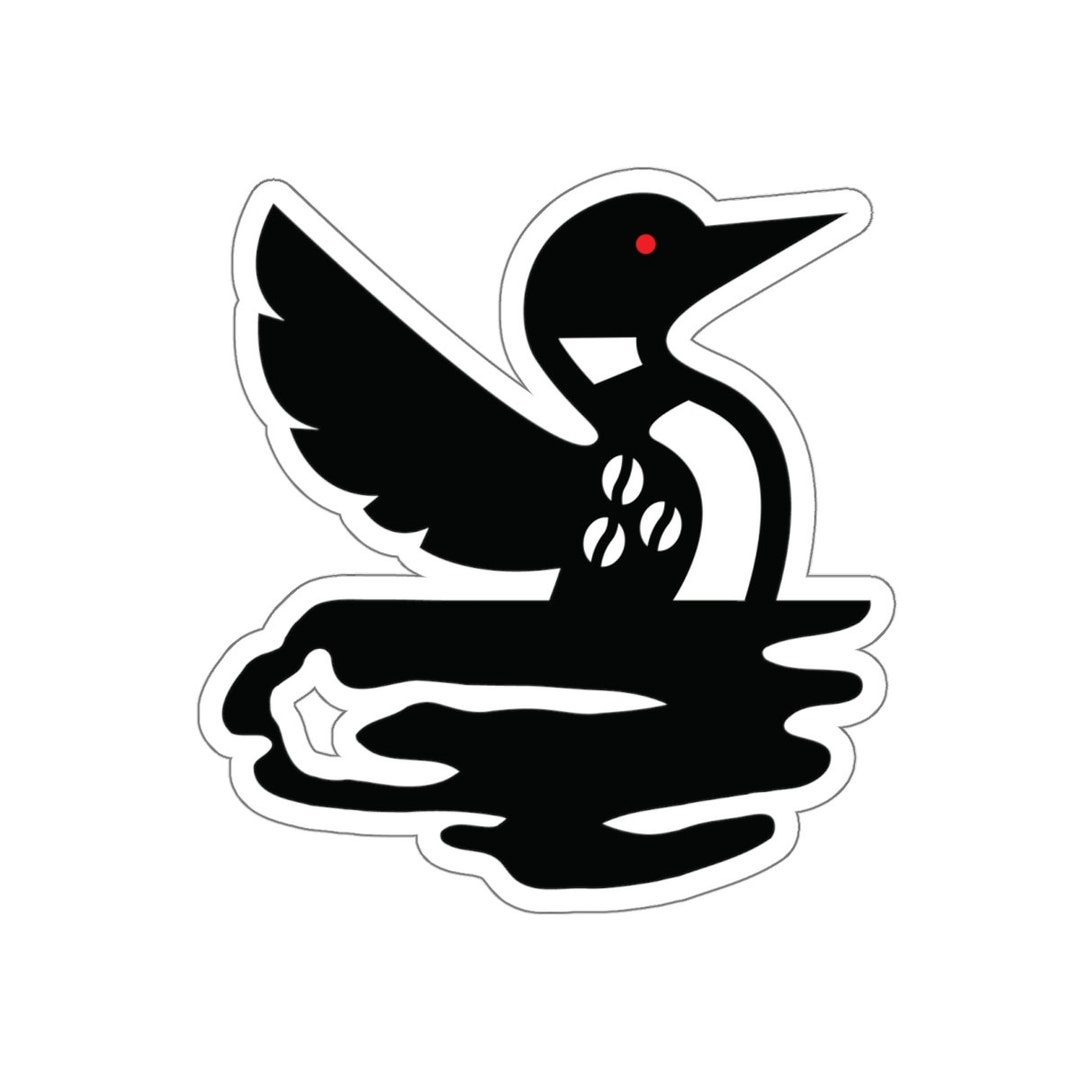 Loon Sticker Coffee Cup Loon Sticker Loon Art Decoration Sticker Loon ...