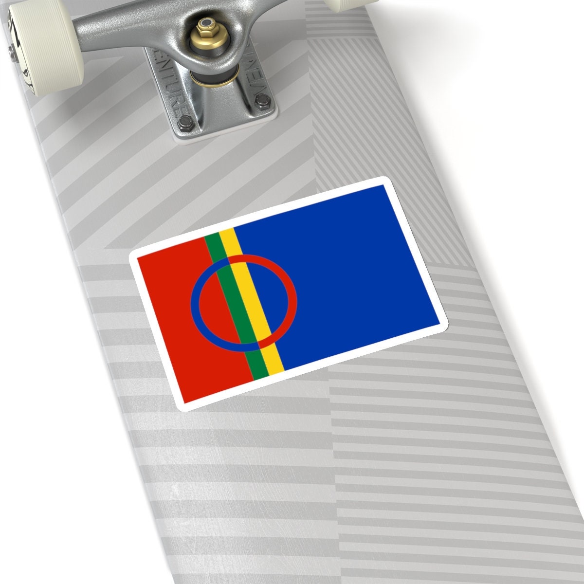 Sami Flag Kiss-cut Stickers, Sami Flag Sticker, Transparent or White ...