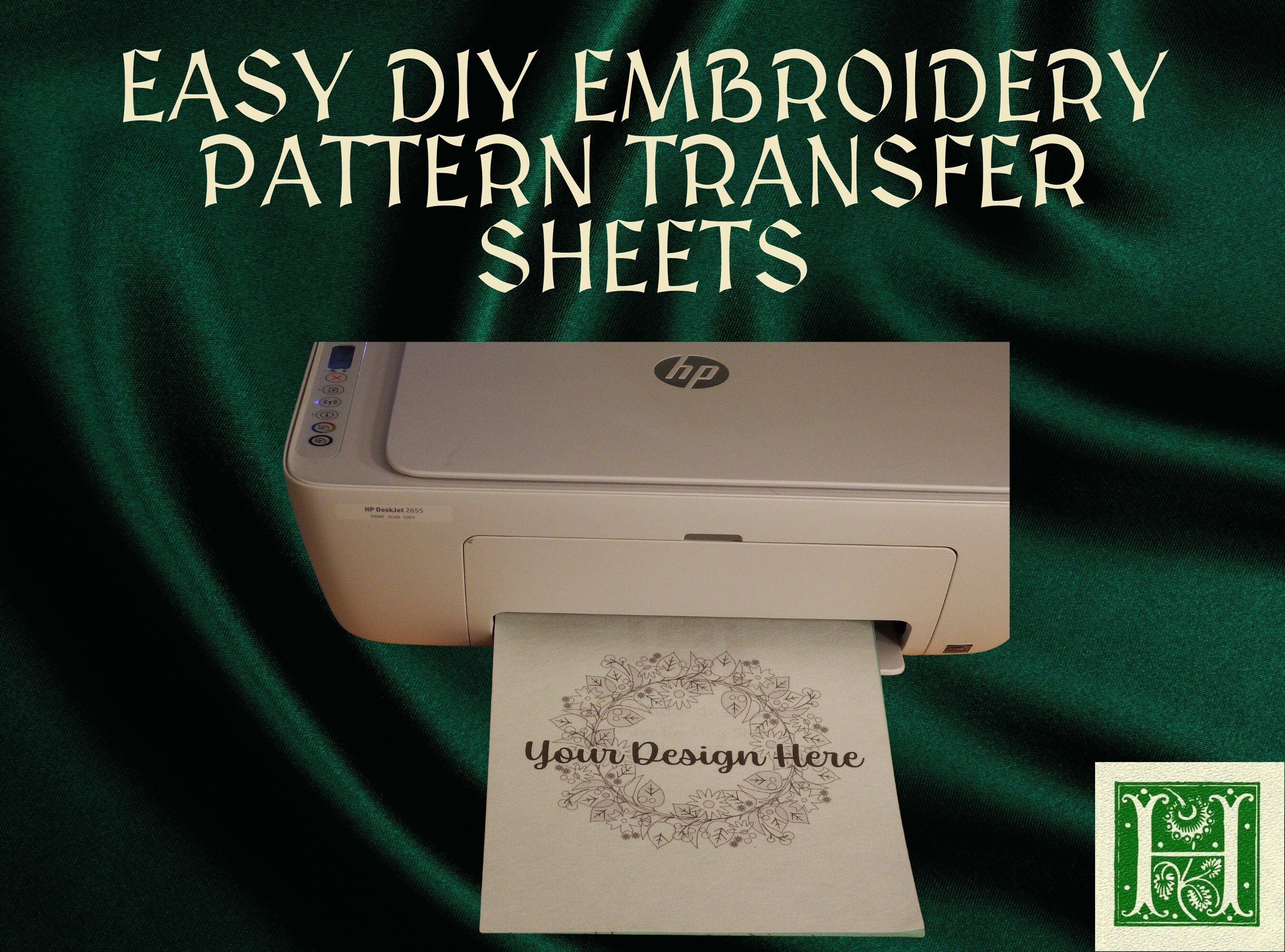 Easy DIY Embroidery Pattern Transfer Sheets: Peel-and-stick, Draw ...