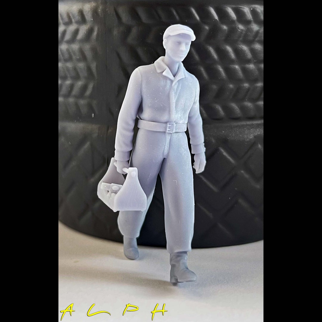 Carpenter Figurine: 1/87 Scale Woodworker Diorama Kit - Etsy