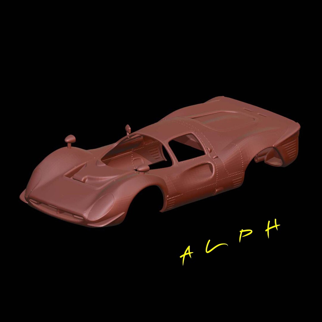Ferrari 330 P4 1967 Sports Prototype Car Model 1/87 1/64 1/43 1/24 1/18 ...