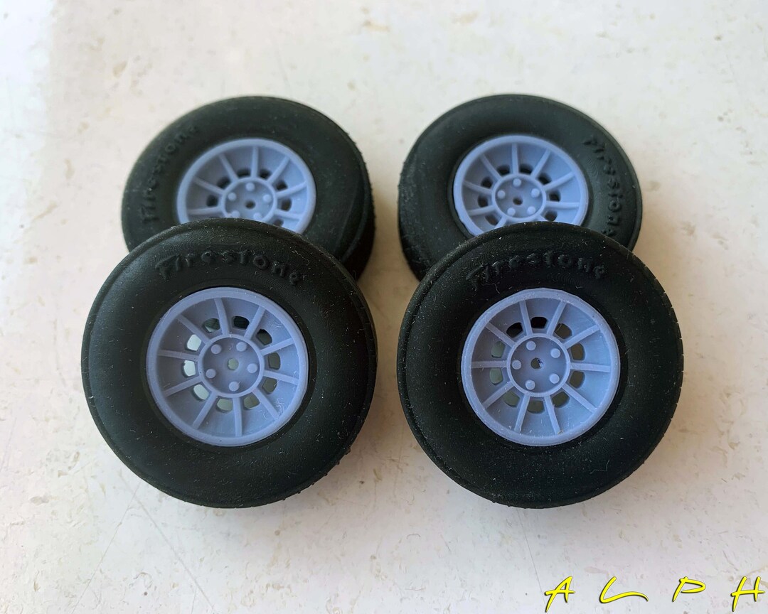 American Racing Vector Dodge General Lee Wheels 1/87 1/64 1/43 1/24 1/ ...