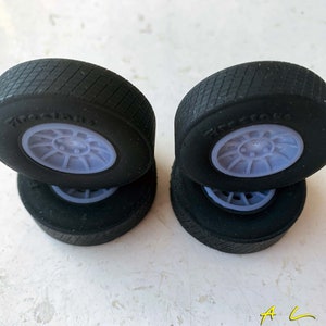 American Racing Vector Dodge General Lee Wheels 1/87 1/64 1/43 1/24 1/ ...